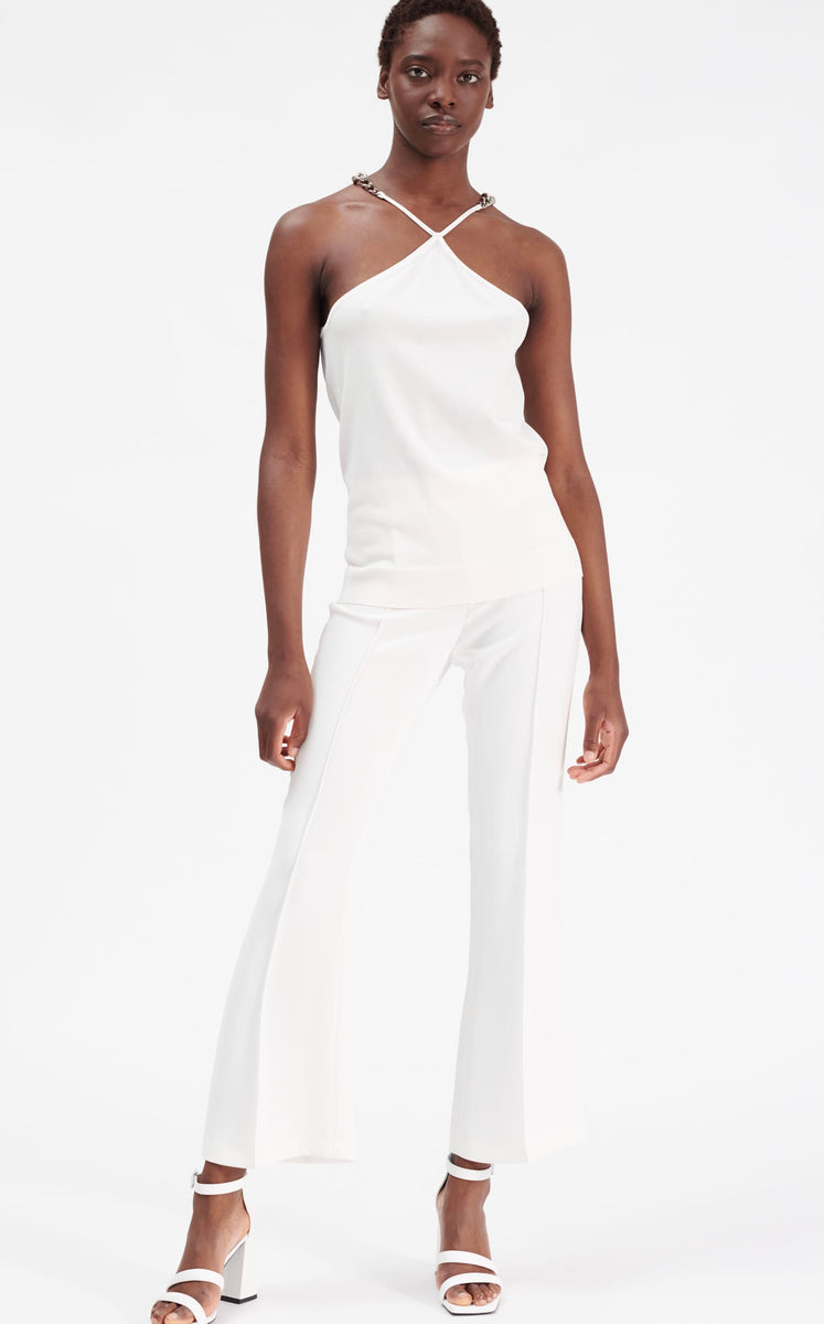 BARBARA BUI SLEEVELESS TOP WITH EMBELLISHED NECKLINE – INSYLESTORE